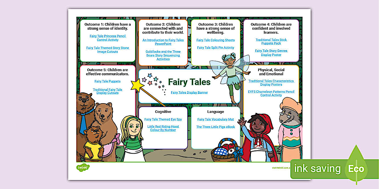 Fairy Tales Topic Planner (teacher made) - Twinkl