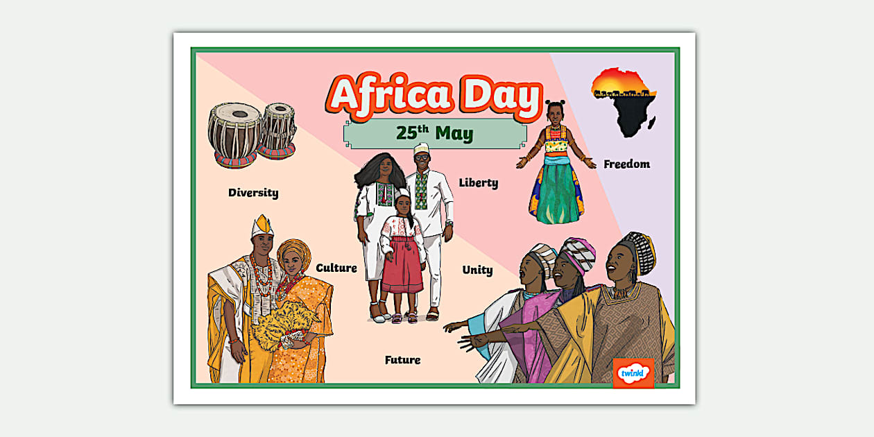 Africa Day Display Poster (teacher made) - Twinkl