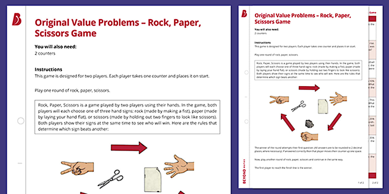 👉 Original Value Problems (teacher made) - Twinkl