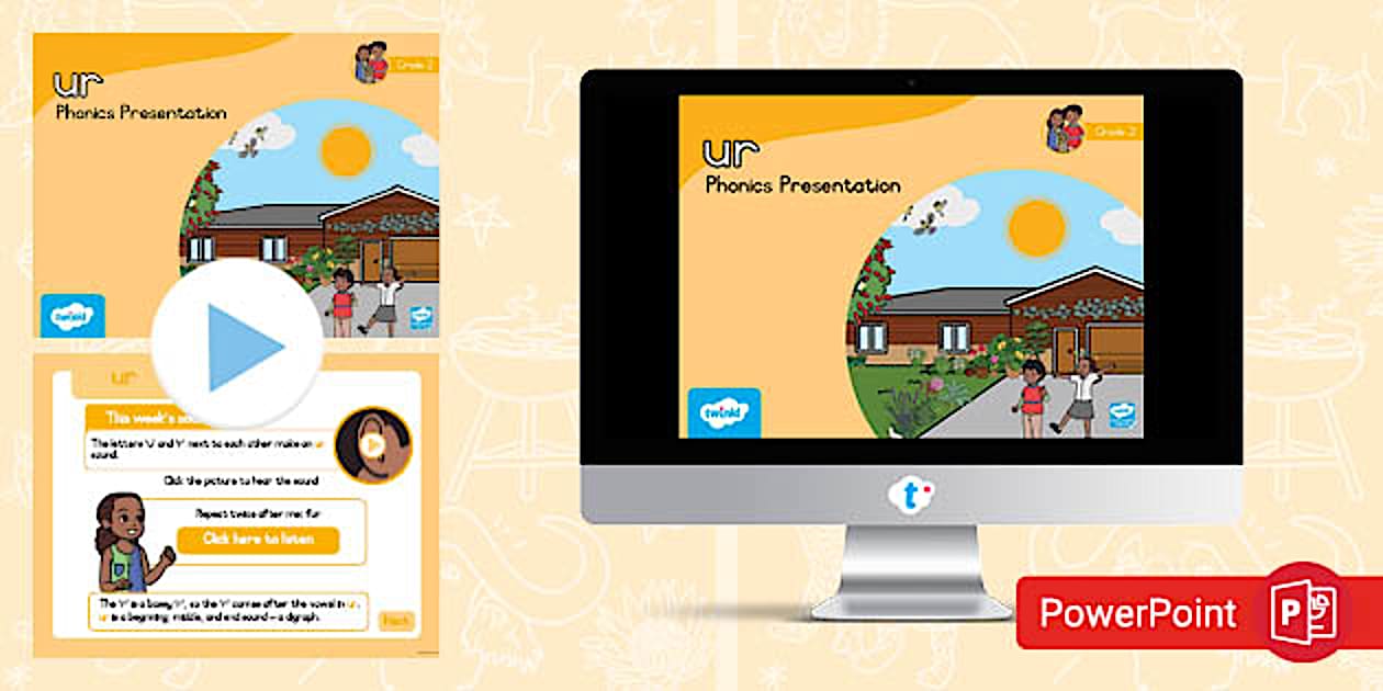 Grade 2 Phonics: ur PowerPoint Presentation - Twinkl