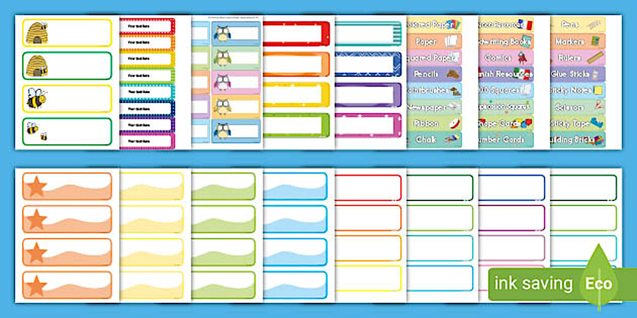 Printable Cubby Name Tags for Classrooms | Twinkl USA