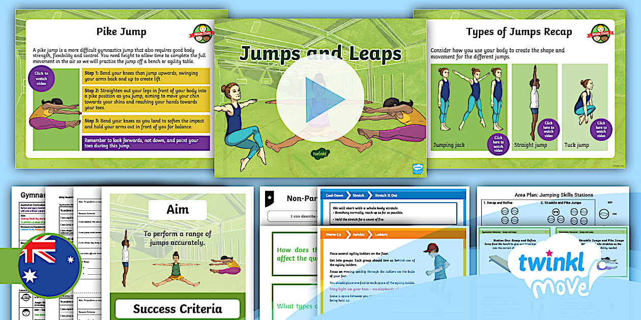 Year 3 PE Gymnastics: Movement Lesson 1: Jumps and Leaps