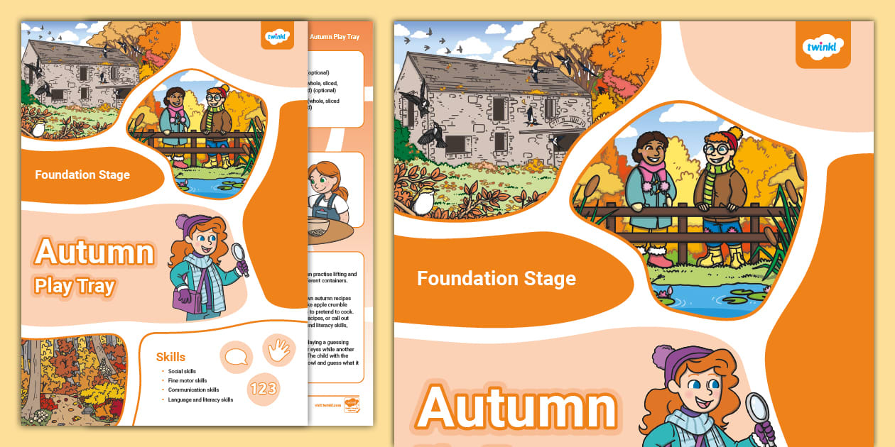 NI EYFS Foundation Stage Play Tray: Autumn (teacher made)