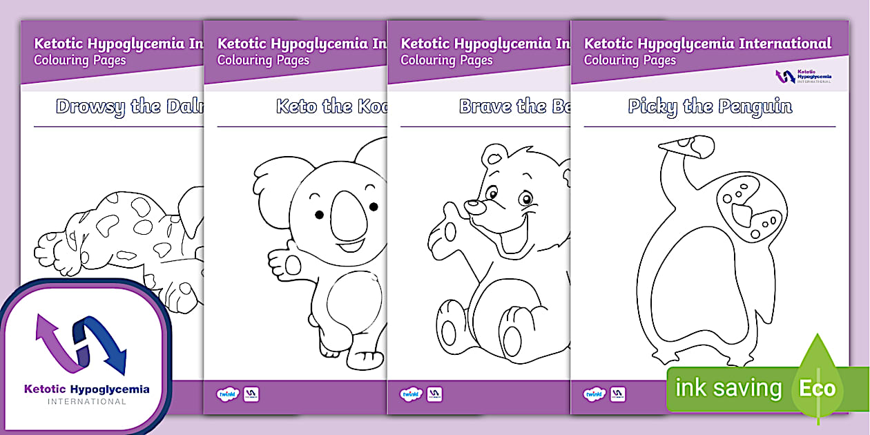 Ketotic Hypoglycemia International Colouring Pages - Twinkl