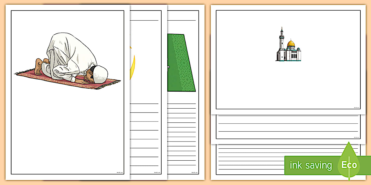 KS2 Ramadan and Eid Writing Frames (teacher made) - Twinkl