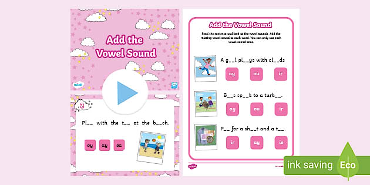 Phase 5 Add the Vowel Sound Phonics Resource Pack - Twinkl