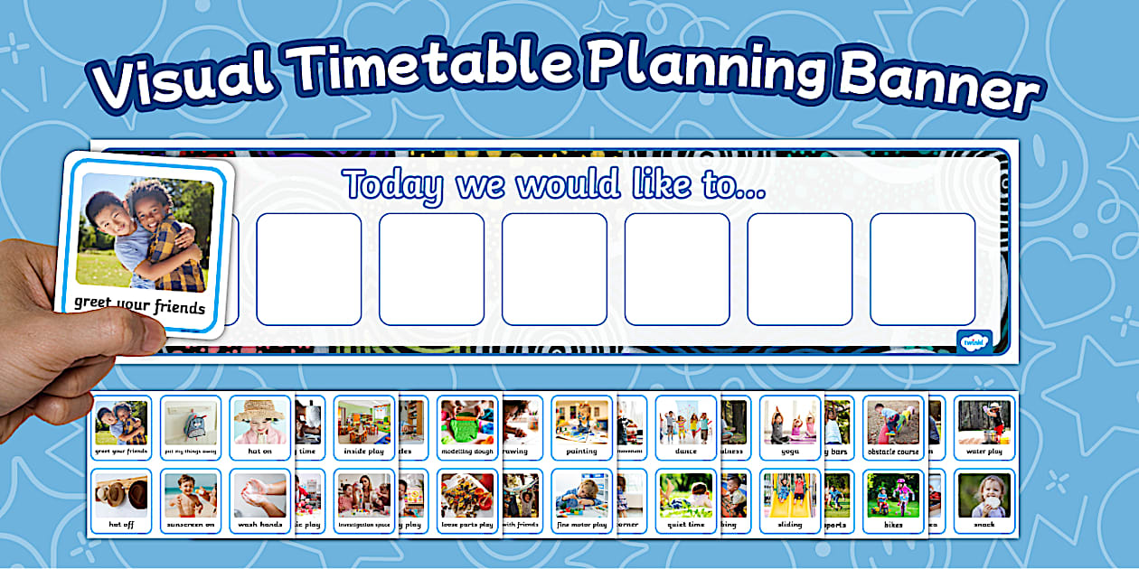 Visual Timetable Planning Banner