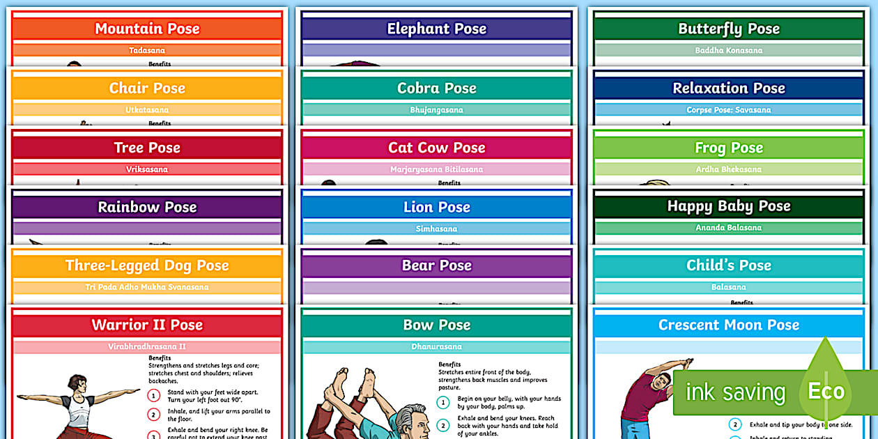 Editable Yoga Poses Activity Pack (teacher made) - Twinkl