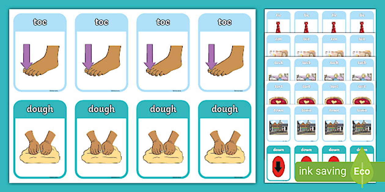 /t/ vs /d/ Minimal Pair Snap Cards - Twinkl