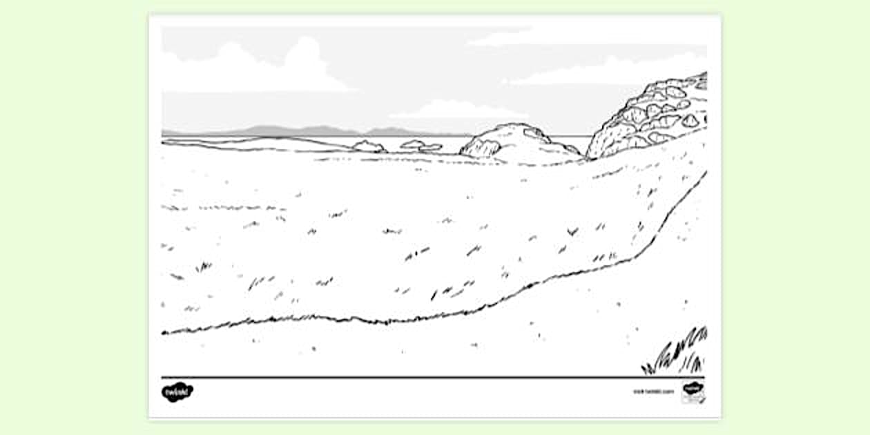 Ireland Scenery Colouring | Colouring Sheets (teacher made)