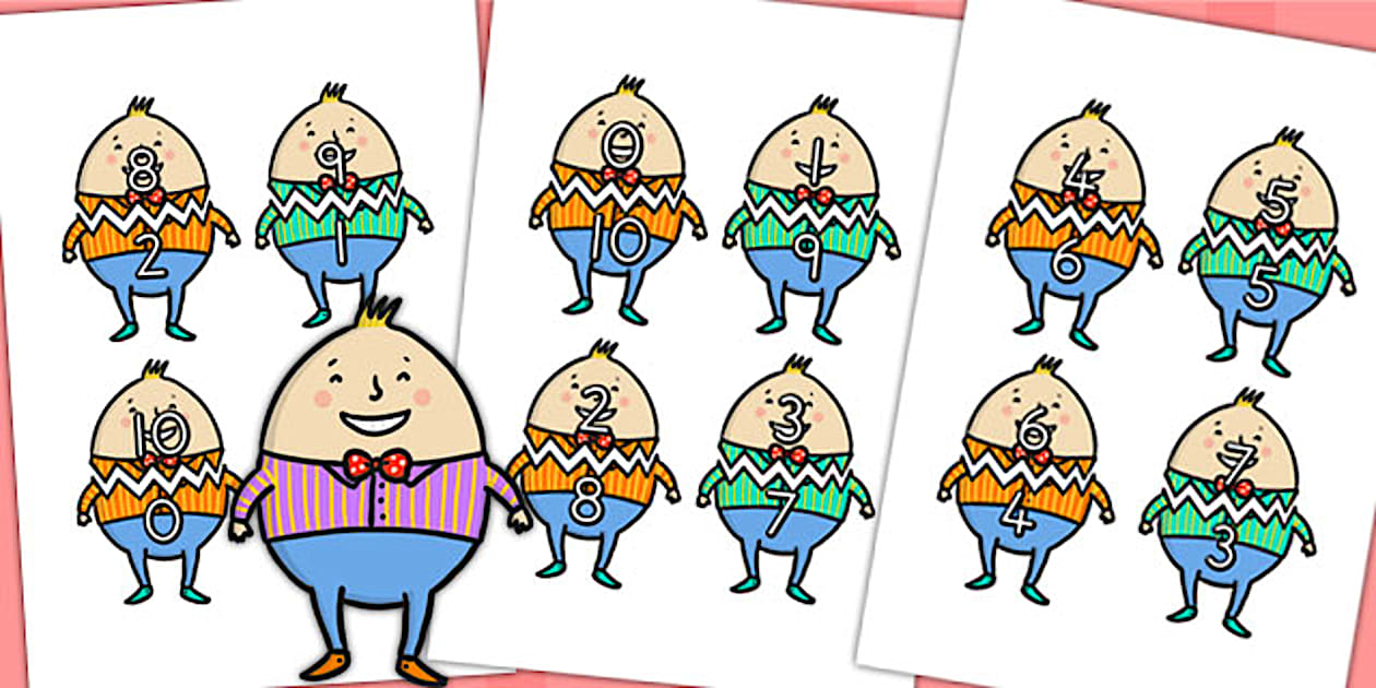 Humpty Dumpty Number Bonds to Ten (teacher made) - Twinkl