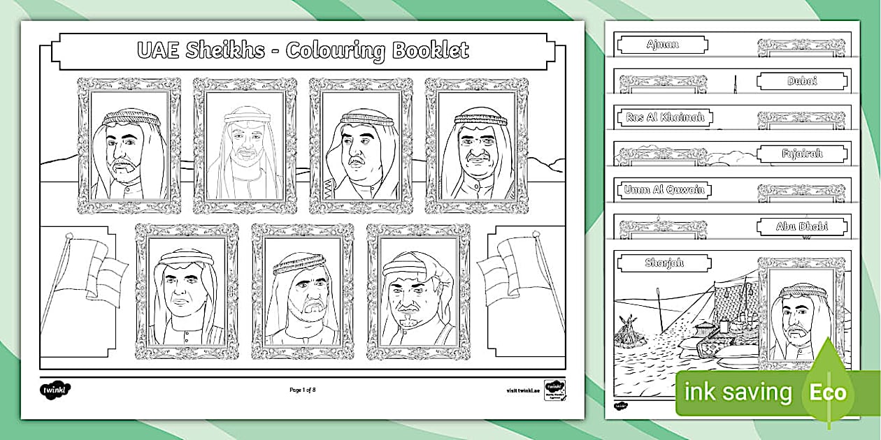 KS2 Sheikh Colouring Booklet (teacher made) - Twinkl