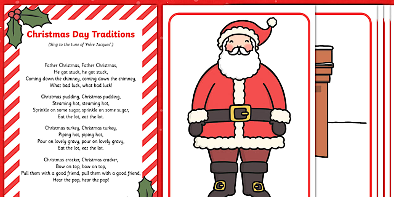 Christmas Day Traditions Song Pack (teacher made) - Twinkl
