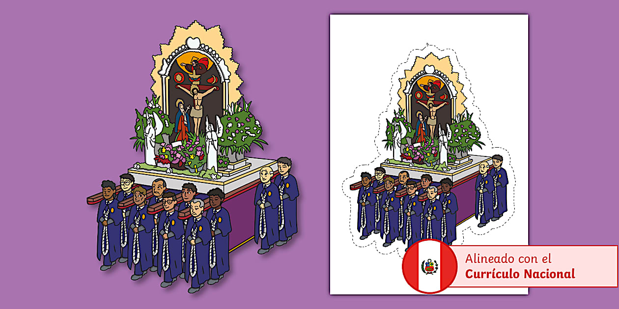 Dibujo del Señor de los Milagros para niños | Twinkl