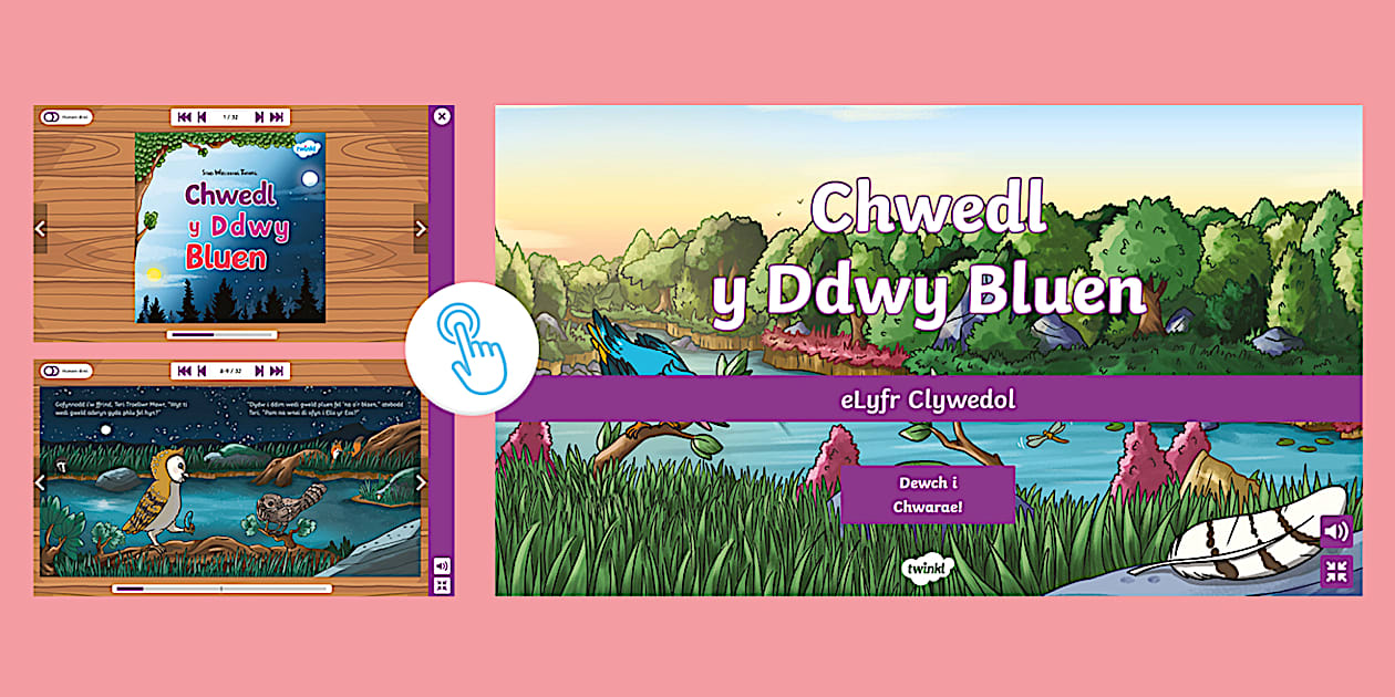 Chwedl y Ddwy Bluen: Gwrando a Dilyn Stori Glywedol - Twinkl