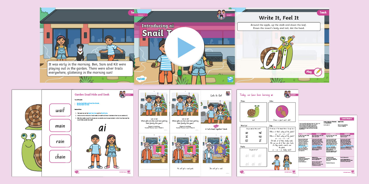 Free Twinkl Phonics Level 3 Taster Pack