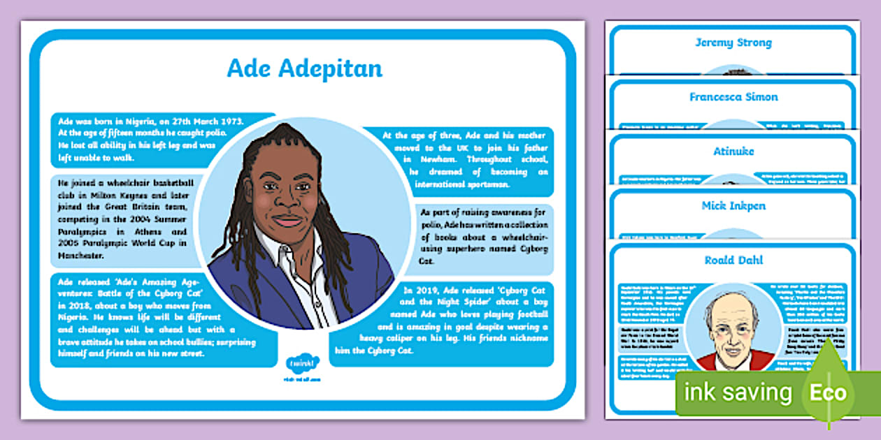 KS1 Authors Display Pack (teacher made) - Twinkl