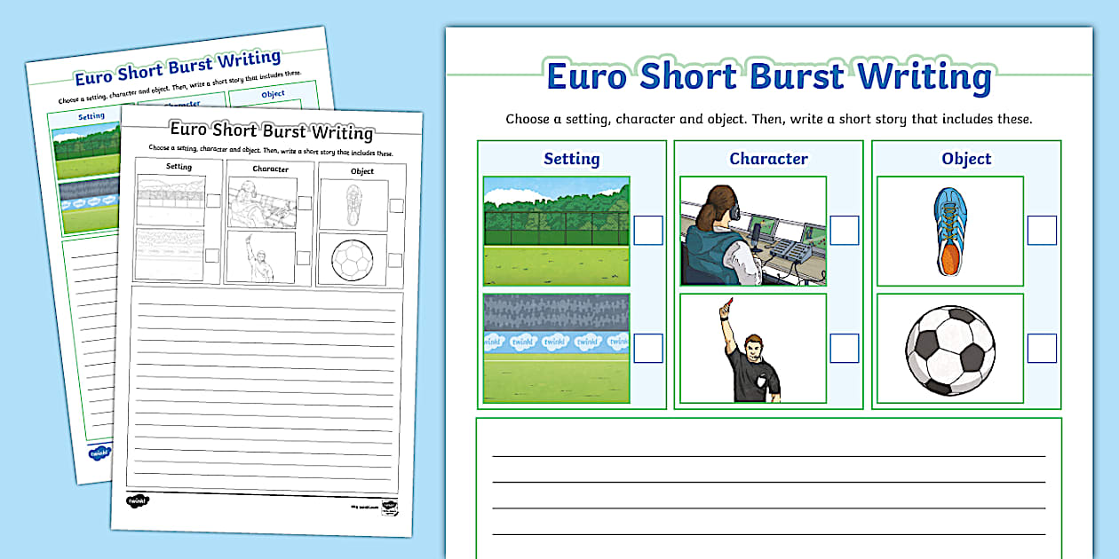 KS2 Euro Short Burst Writing Template (Teacher-Made)