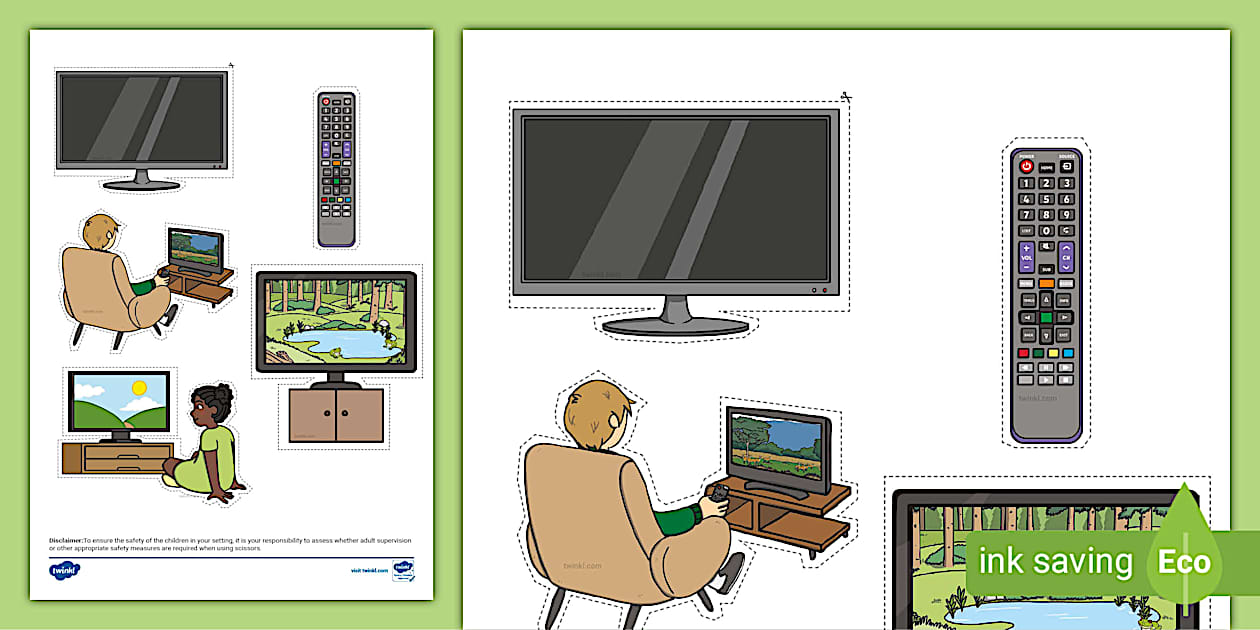 TV Clip Art Cut-Outs (Teacher-Made) - Twinkl