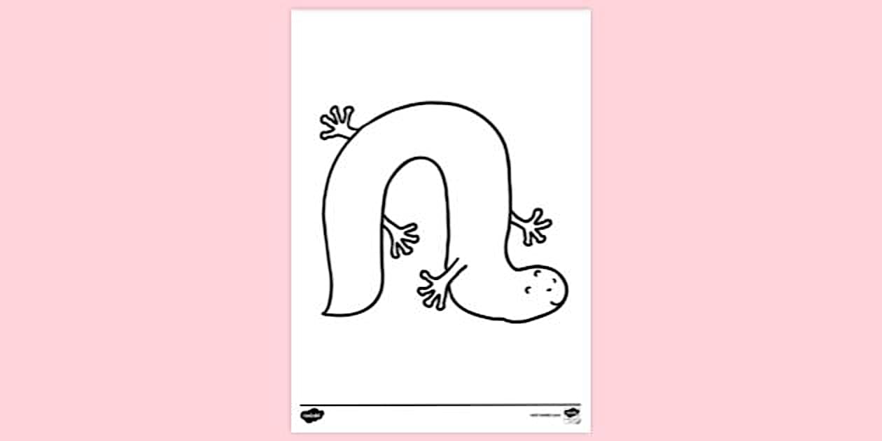 Letter N Colouring | Colouring Sheets (Teacher-Made)