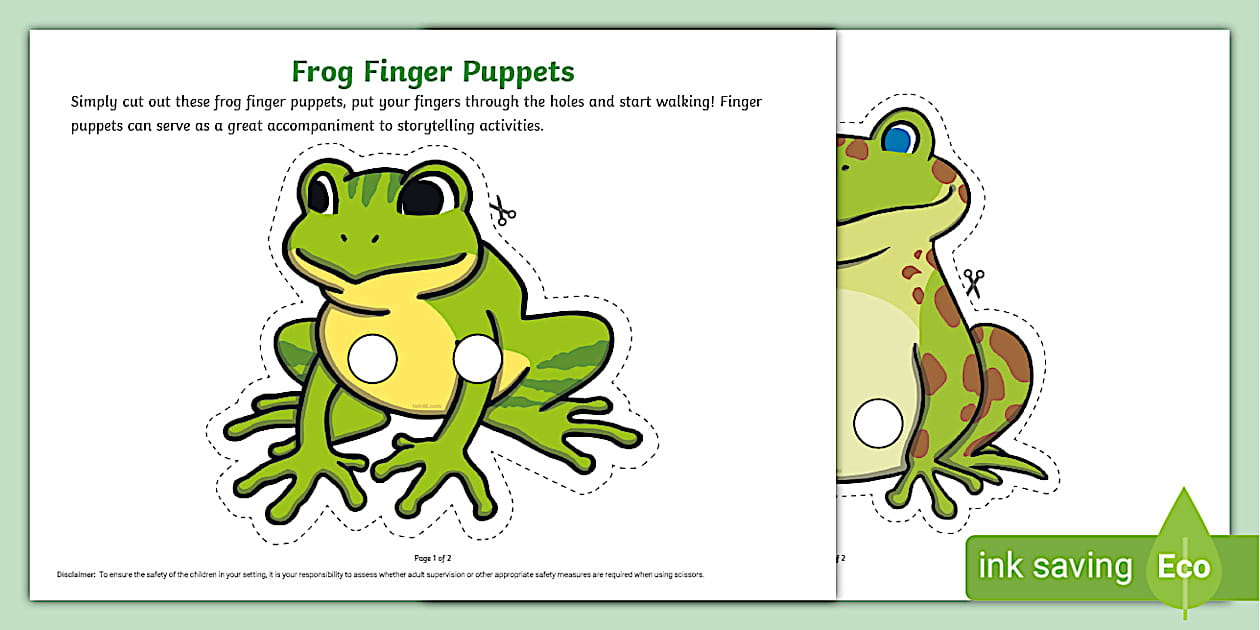 Fantastic Frog Finger Puppets | Twinkl KS1 | Finger Puppets