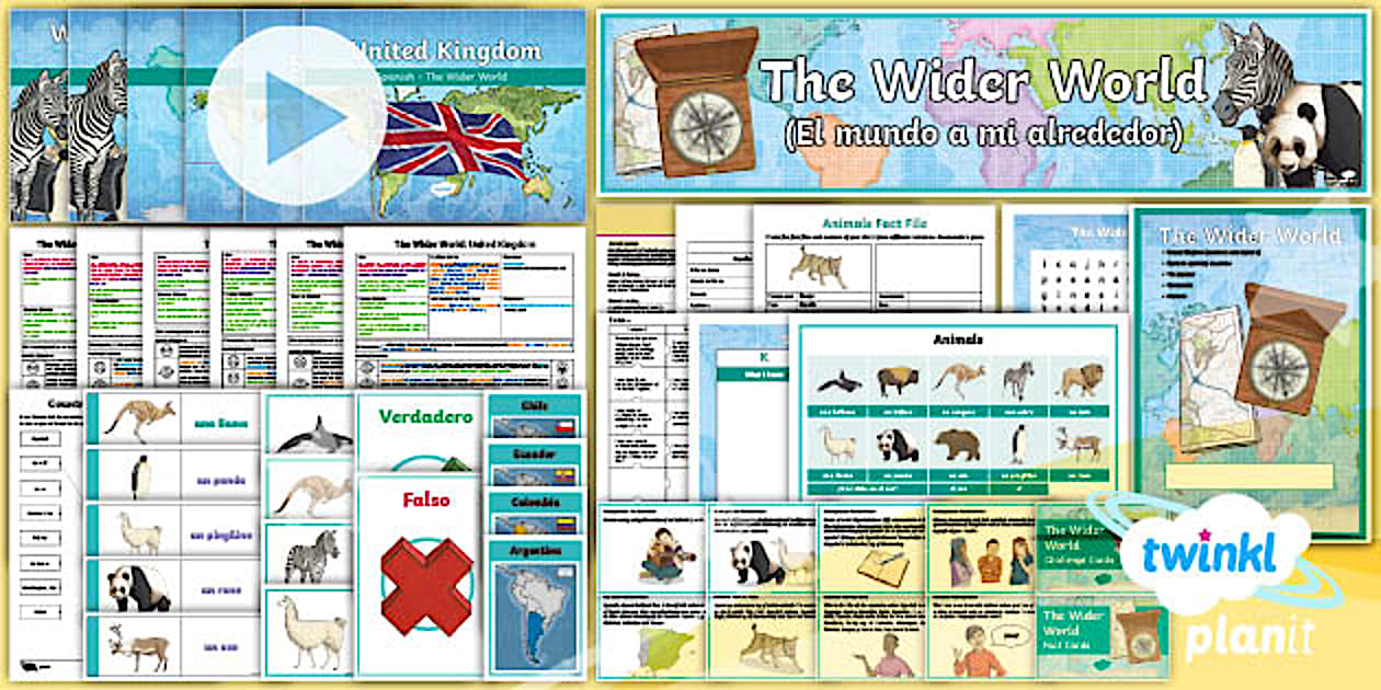 👉 PlanIt Year 4 Spanish Lesson Plans Pack: The Wider World