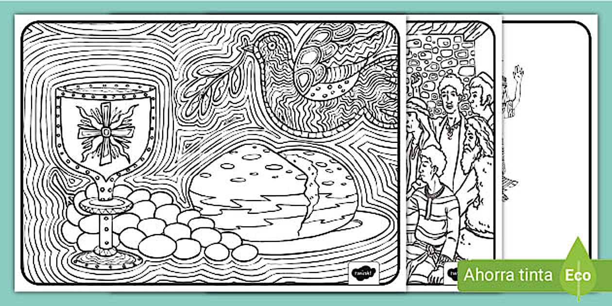 Dibujos de Semana Santa para colorear (Hecho por educadores)