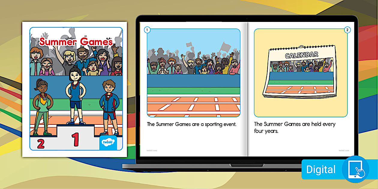 Summer Games Emergent Reader eBook | Twinkl USA - Twinkl