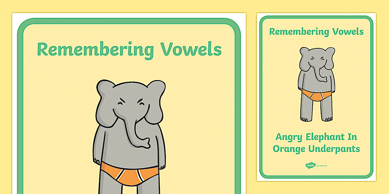 Editable Remembering Vowels Display Posters - Twinkl