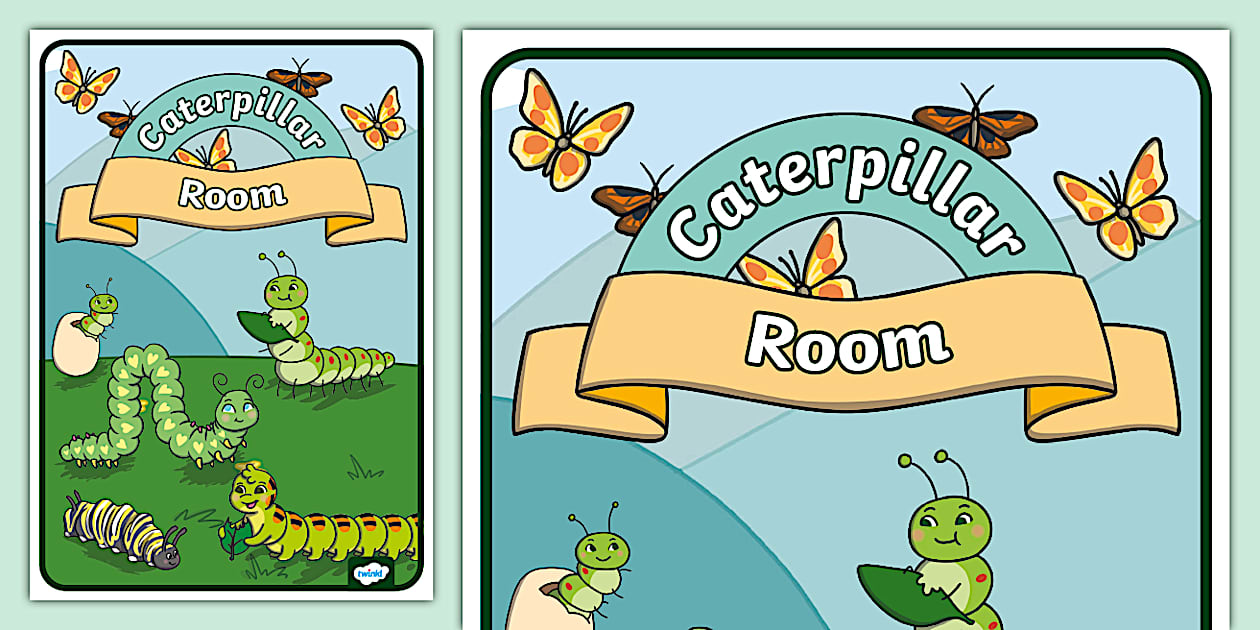 Caterpillar Room Display Poster (teacher made) - Twinkl