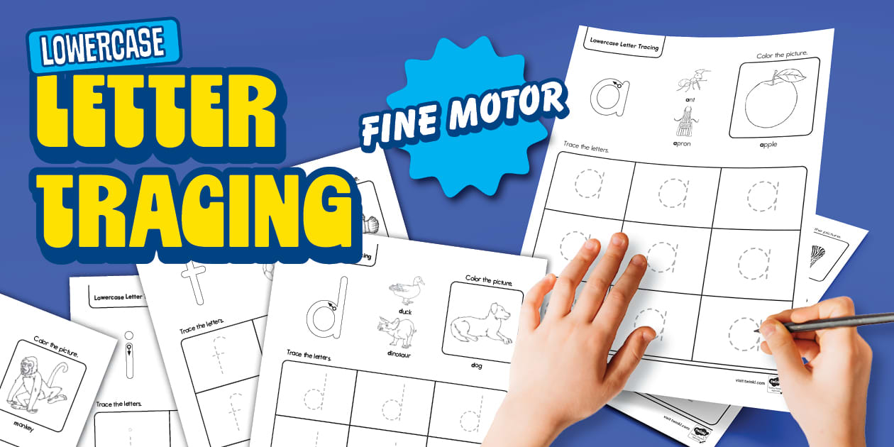 Lowercase Letter Tracing Worksheets I Handwriting Practice