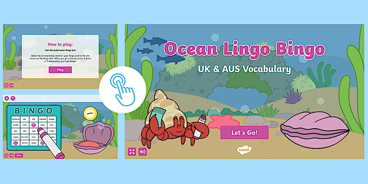 Australian to English Bingo Game - KS1 - Twinkl Go! - Twinkl