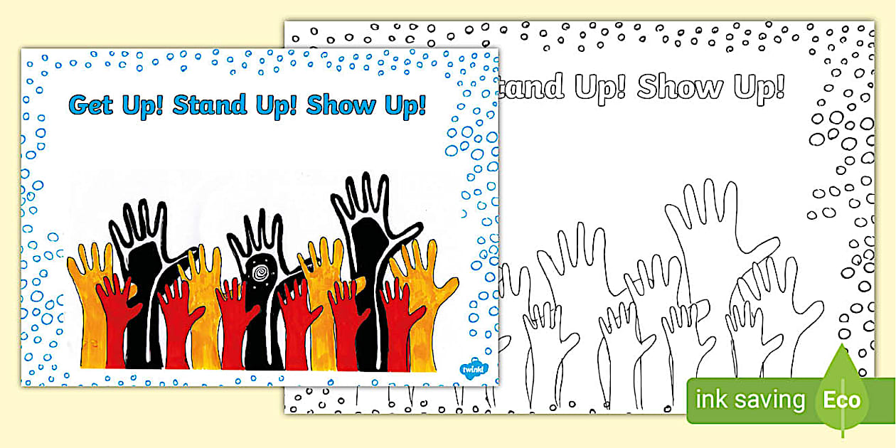 NAIDOC Poster and Colouring In (teacher made) - Twinkl