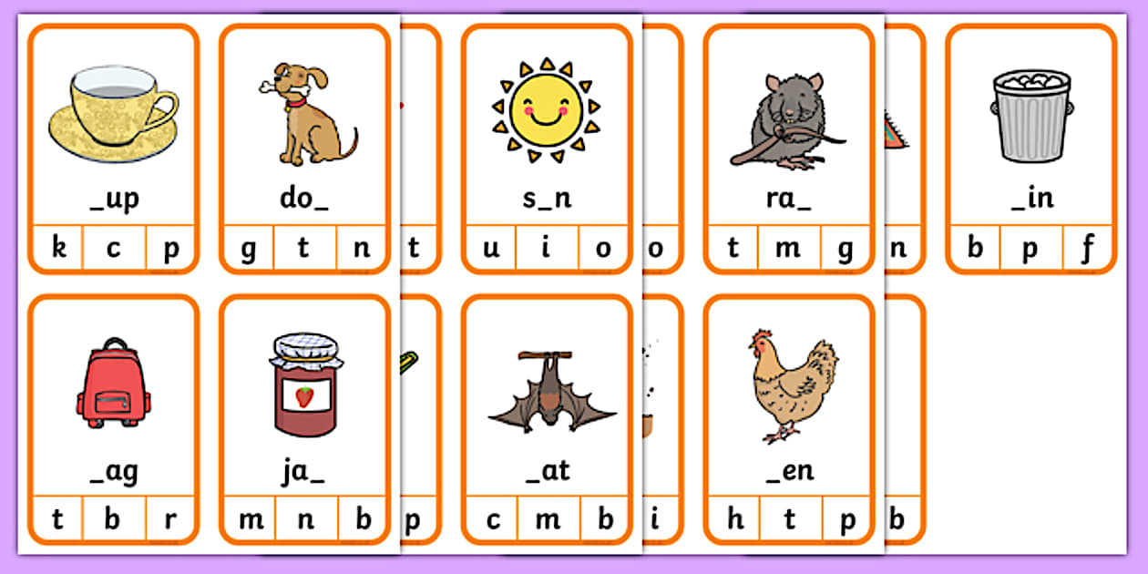 Missing Letter Peg Activity - ESL Spelling Activities