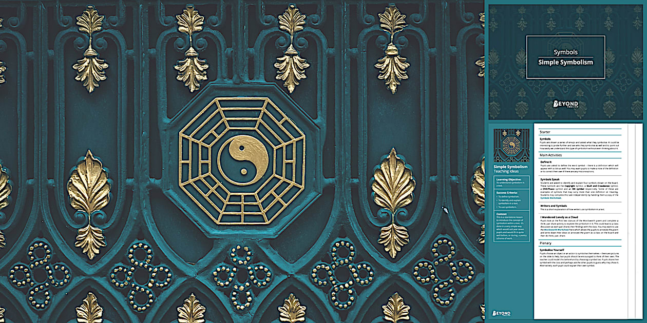 Editable An Introduction to Symbolism Lesson Pack - Twinkl
