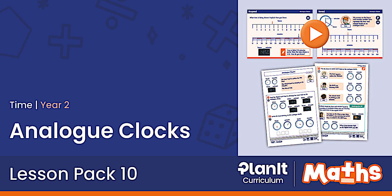 👉 Year 2 Analogue Clocks Teaching Pack