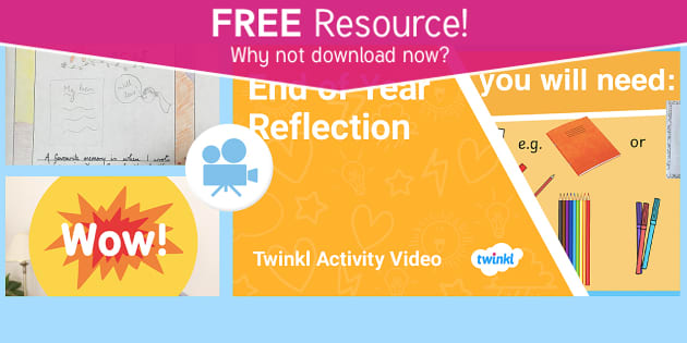 FREE! - KS2 (Ages 9-11) Activity Video: Reflective Journaling
