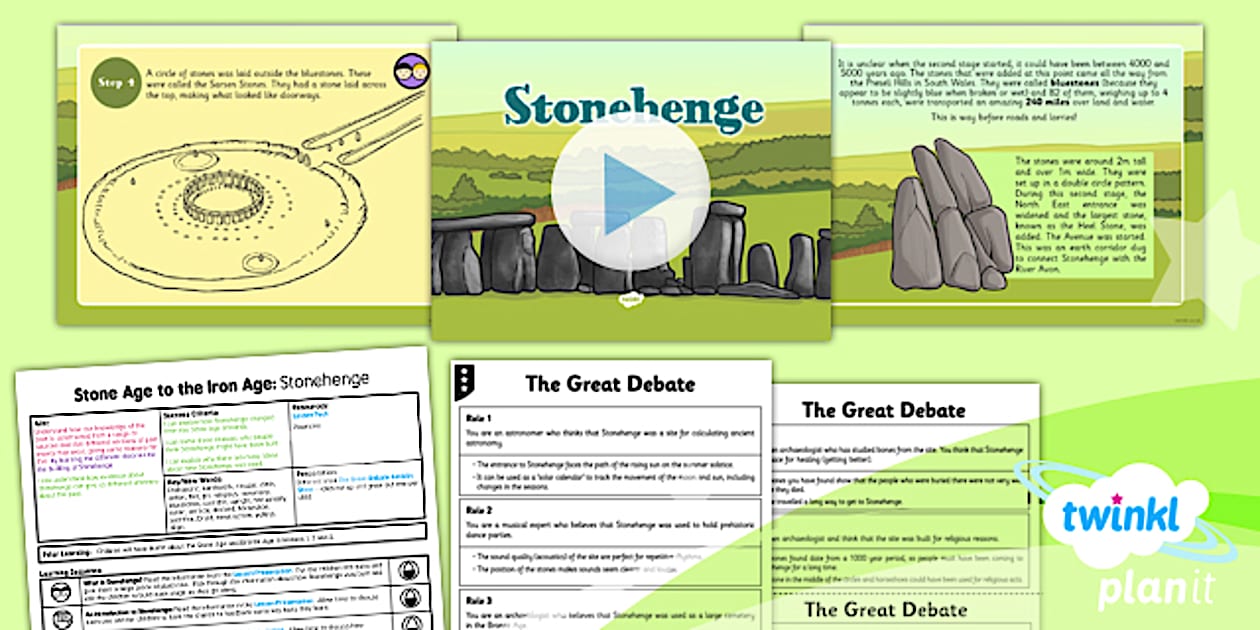 Stonehenge Lesson Plan 4 - Year 5 & 6 History - Twinkl