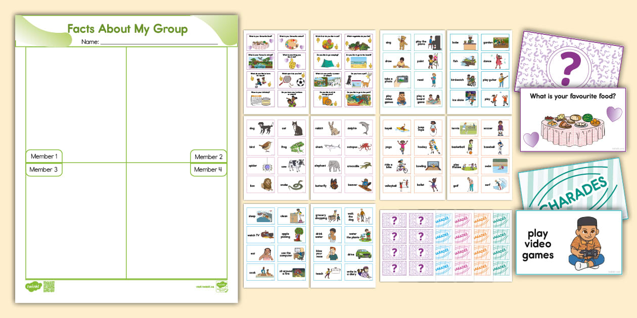 Charades & Chit Chat Ice Breaker