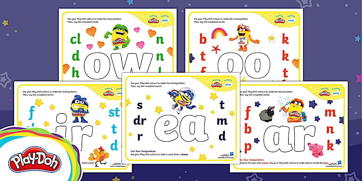 FREE! - Play-Doh: Practicing Spelling Rules Mats - Set One