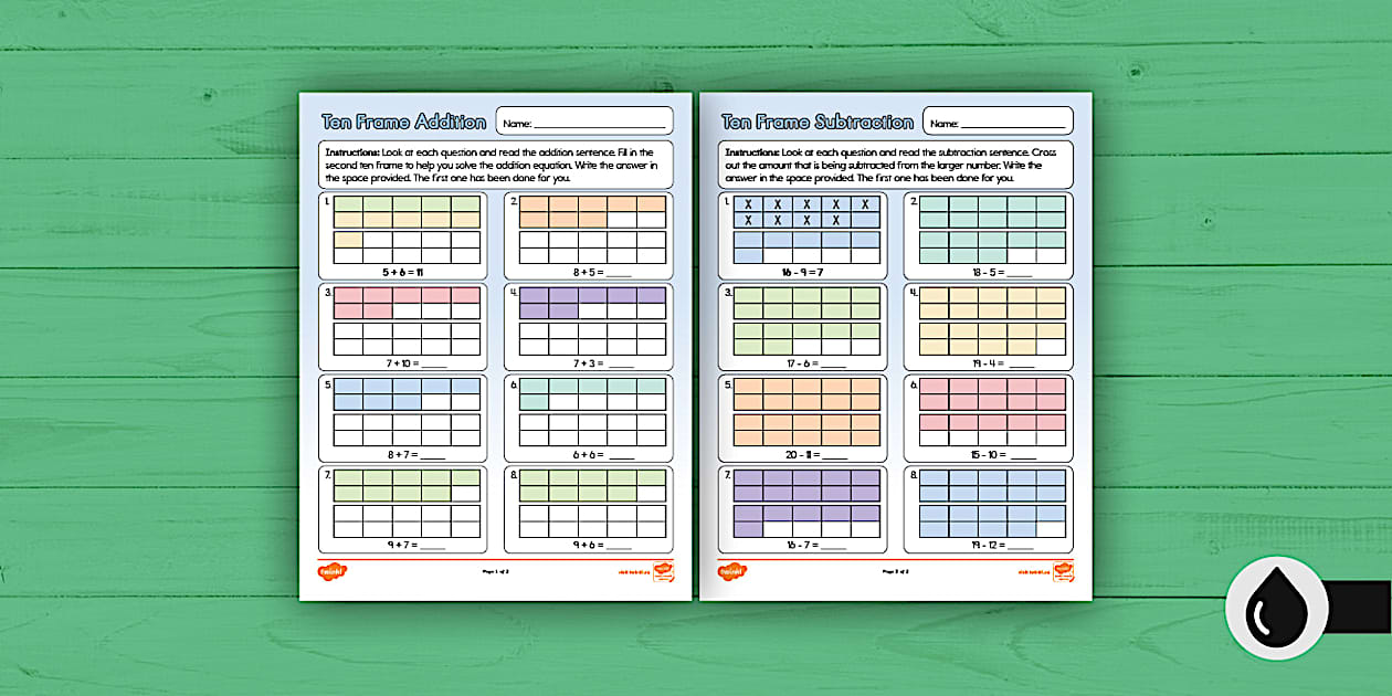 Adding and Subtracting Under 20 With Manipulatives - Twinkl