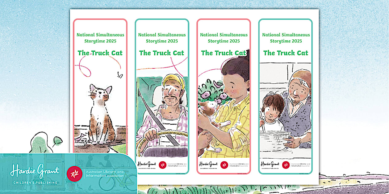 FREE! - 'The Truck Cat' by Deborah Frenkel Bookmarks