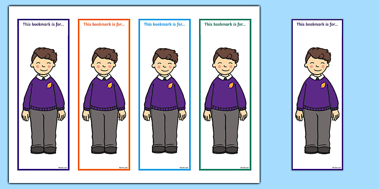 KS1 Beechleaf Story Strips: Danny - Editable Bookmarks