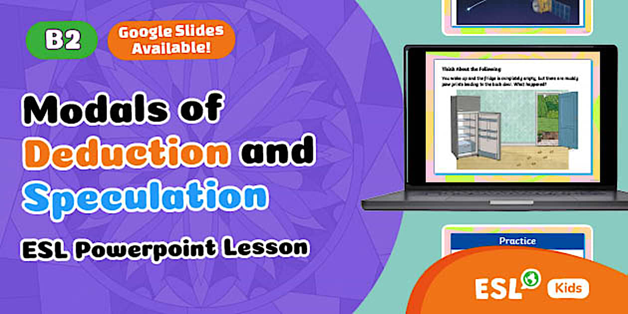 ESL Modals of Deduction {Kids}