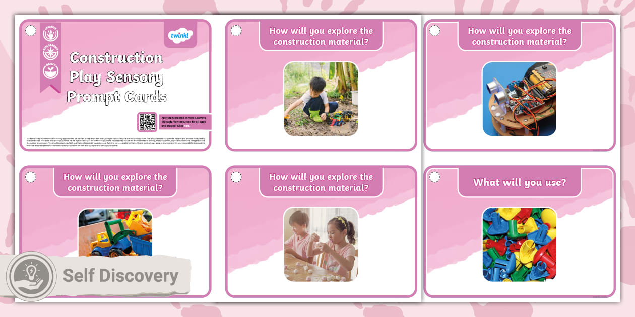 Play for All Ages - Construction Sensory Prompt Cards