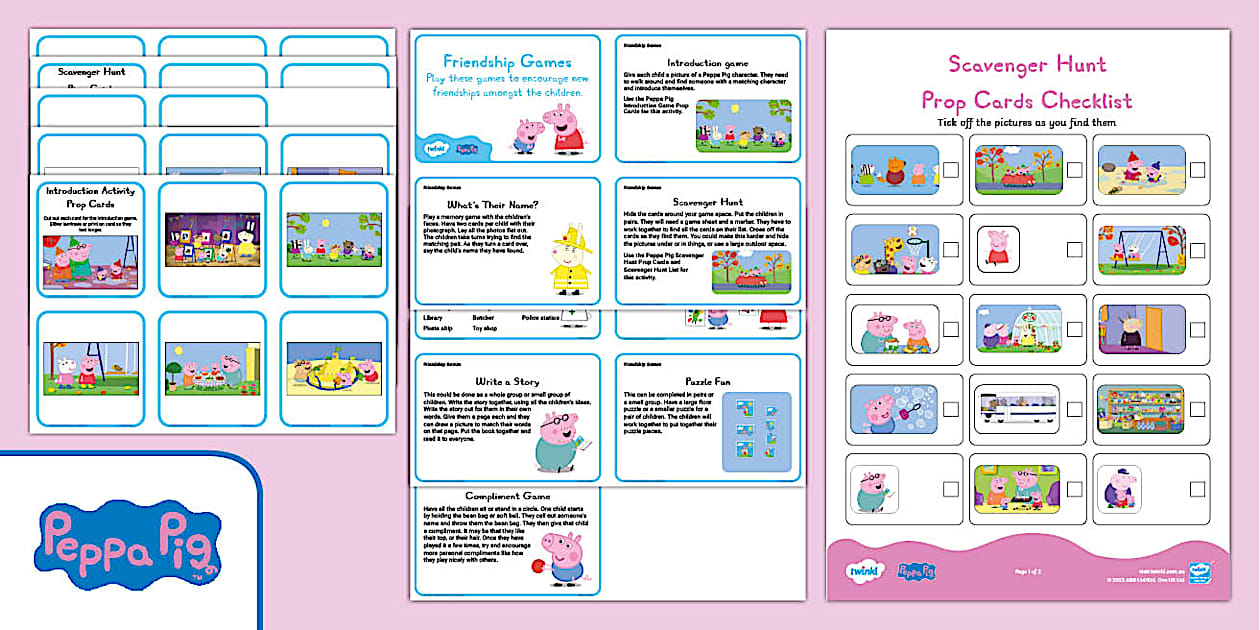 FREE! - Peppa Pig Games. Help your class have fun and make friends
