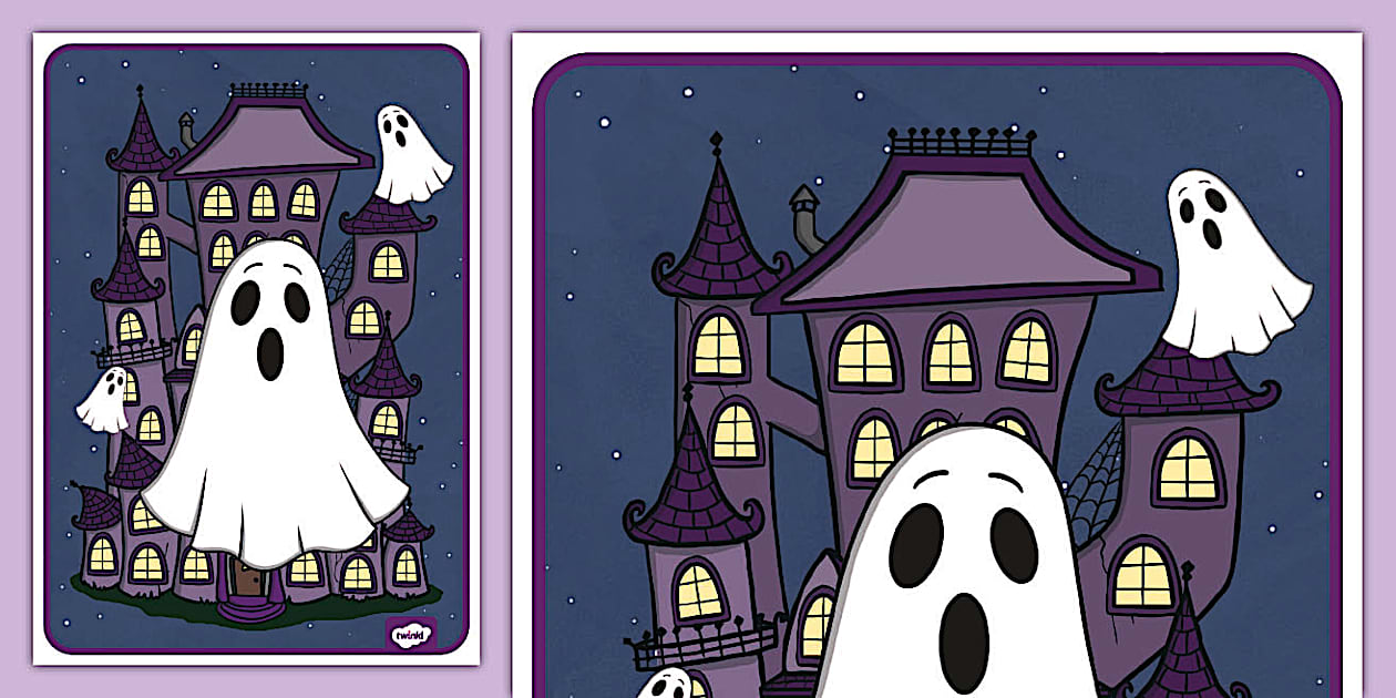 Ghost Display Poster (teacher made) - Twinkl