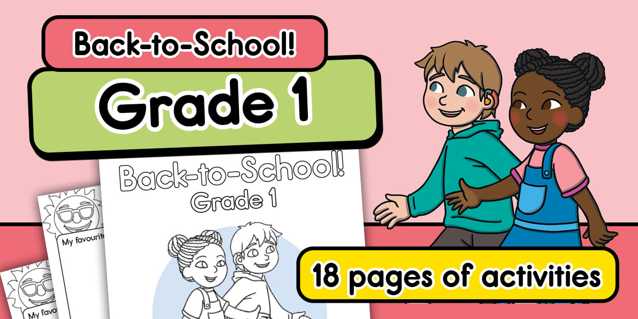 Grade 1 Back-to-School Activity Booklet