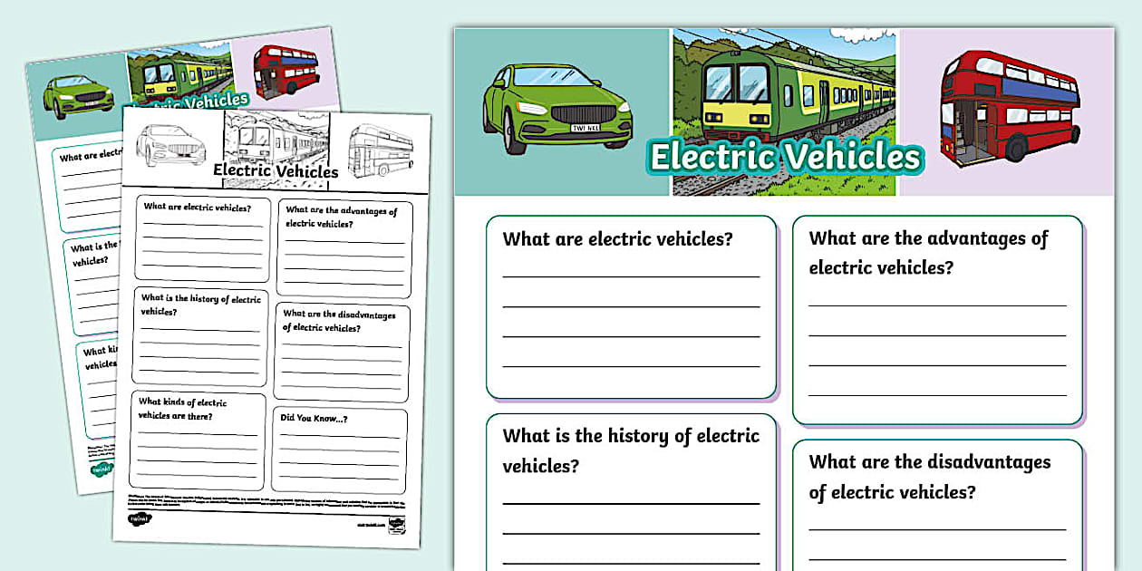 Electric Vehicles Fact File Template