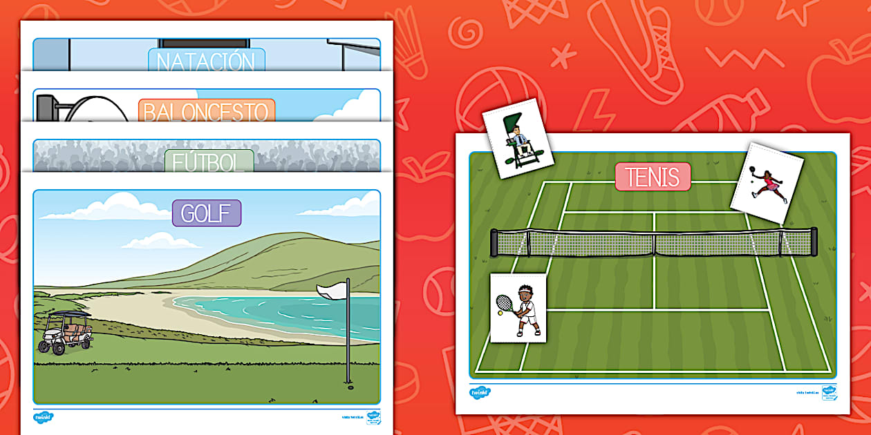 Ficha de actividad: Los deportes - Asociación - Twinkl